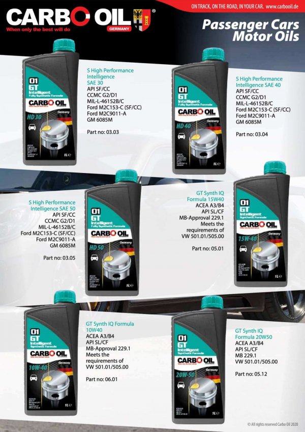 Carbo Oil Germany Cars